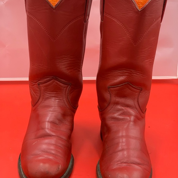 Justin Boots | Shoes | Justin Red Roper Cowgirl Boots | Poshmark